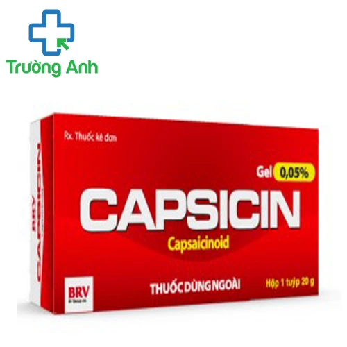 Capsicin gel 0,05% - Hỗ trợ điều trị viêm xương khớp hiệu quả