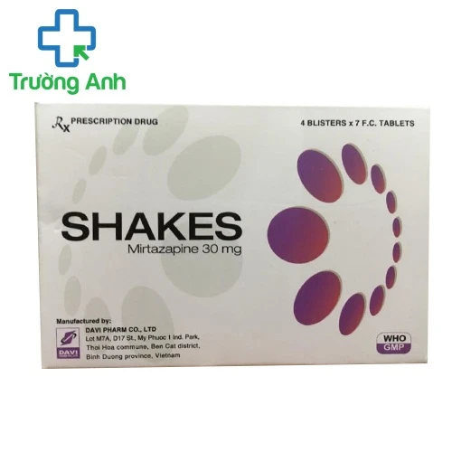 Shakes - Thuốc trị trầm cảm hiệu quả của Davipharm