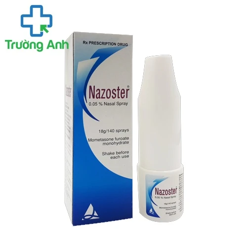 Nazoster 0,05% - Thuốc xịt điều trị viêm mũi dị ứng theo mùa