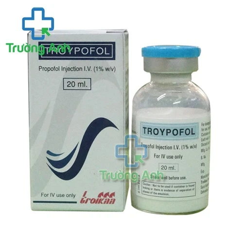 Troypofol 200mg/20ml - Thuốc gây mê toàn thân hiệu quả của Ấn Độ