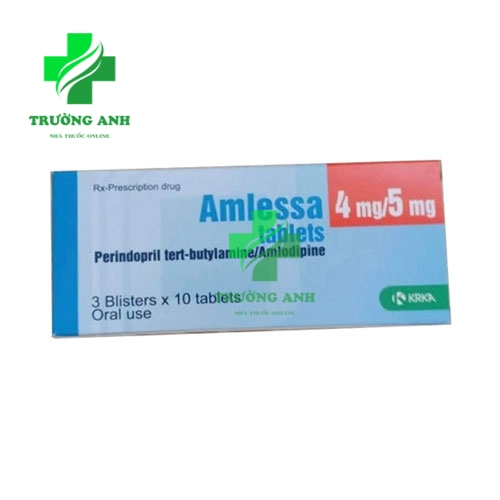 Amlessa 4mg/10mg Tablets - Thuốc điều trị thay thế tăng huyết áp