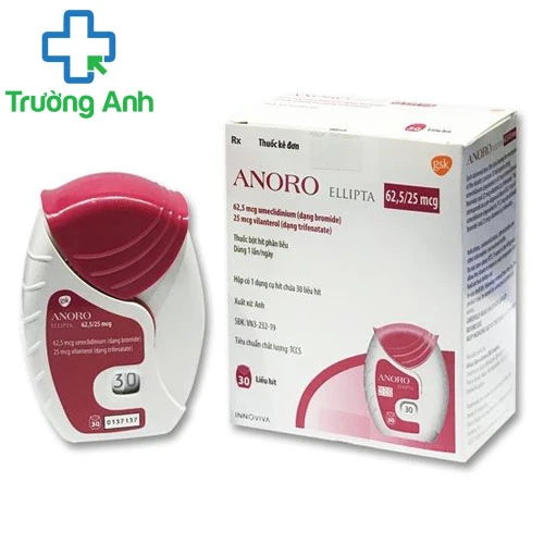 Anoro Ellipta - Thuốc điều trị phổi tắc nghẽn mạn tính hiệu quả