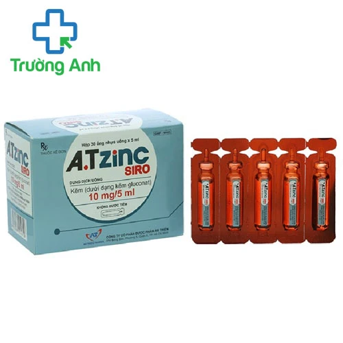 A.T Zinc (ống) - Thuốc điều còi xương, suy dinh dưỡng hiệu quả
