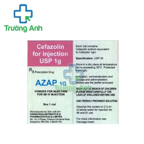 Azap 1gm KAPL - Thuốc điều trị nhiễm khuẩn hiệu quả