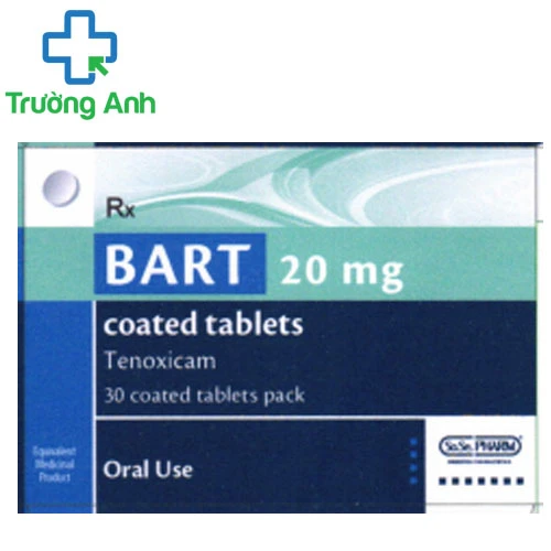Bart 20mg - Thuốc giảm đau chống viêm hiệu quả của Italia