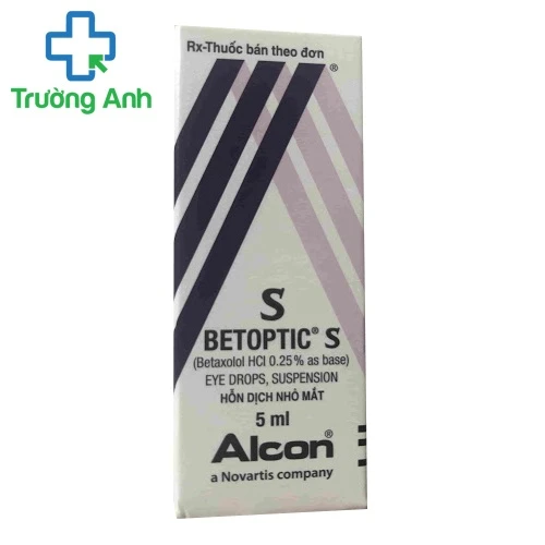 BETOPTIC S 0.25% 5ML - Thuốc nhỏ mắt điều trị tăng nhãn áp ở mắt