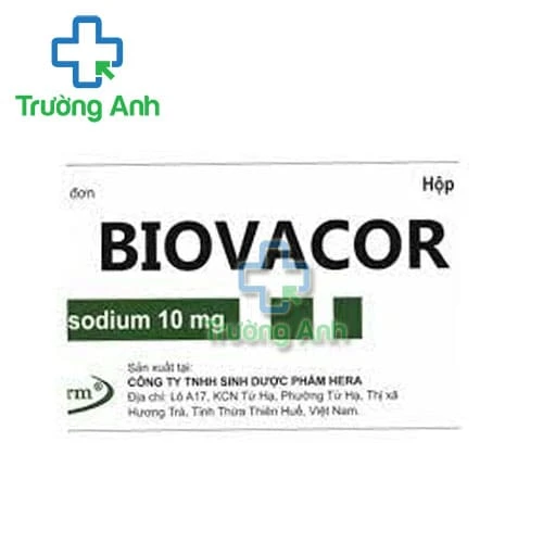 Biovacor 10mg Hera - Thuốc điều trị tăng cholesterol máu hiệu quả