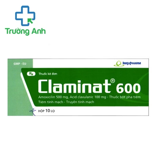 Claminat 600 - Thuốc điều trị nhiễm khuẩn hiệu quả