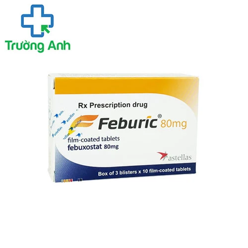 Feburic 80mg - Thuốc điều trị tăng Acid uric huyết của Pháp