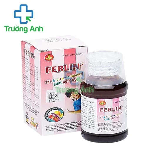Ferlin 60ml - Siro phòng và hỗ trợ điều trị thiếu máu do thiếu sắt ở trẻ
