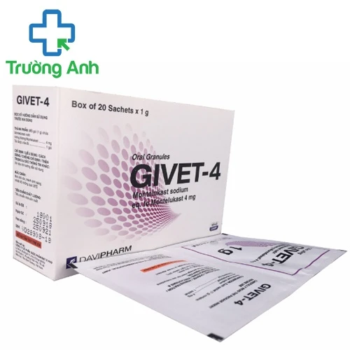 Givet-4 - Thuốc dự phòng và điều trị hen phế quản mạn tính