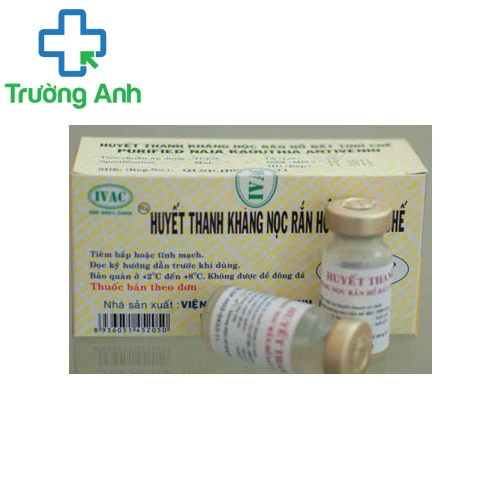 Huyết thanh kháng nọc rắn hổ đất tinh chế (SAV) - Dụng dịch điều trị ...