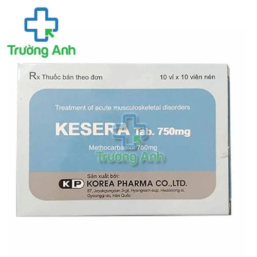 Kesera Tab. 750mg Korea Pharma - Thuốc điều trị căng cơ, đau thắt lưng