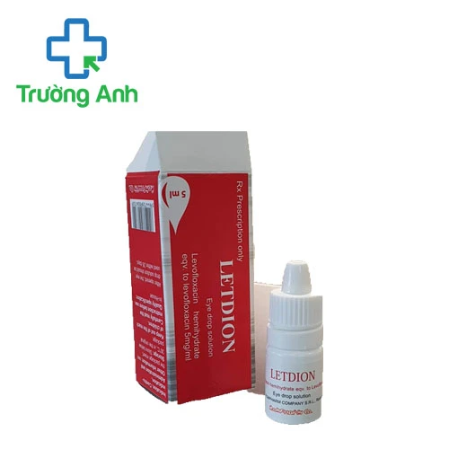 Letdion Eye Drop 5ml S.C. Rompharm - Thuốc điều trị viêm giác mạc