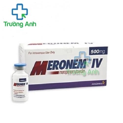 Meronem Inj 500mg 10's - Thuốc điều trị nhiễm khuẩn của Ý