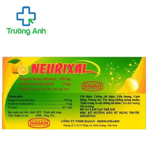 Neurixal - Thuốc điều trị thiếu hụt Magnesi và Calci hiệu quả