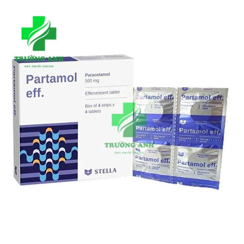 Partamol eff. - Thuốc điều trị hạ sốt nhanh hiệu quả
