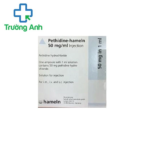 Pethidine-hameln 50mg/ml - Thuốc giảm đau hiệu quả của Đức