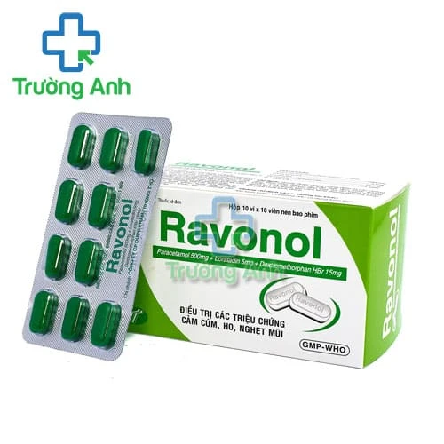 Ravonol Trường Thọ (viên nén) - Thuốc giảm đau hạ sốt đường uống