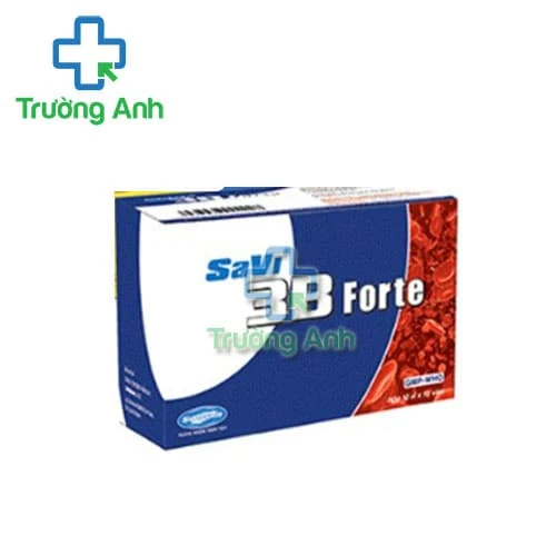 SaVi 3B Forte Savipharm - Viên uống bổ sung vitamin và khoáng chất cho ...