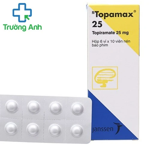 Topamax 25mg - Thuốc trị động kinh cục bộ của Thụy Sỹ