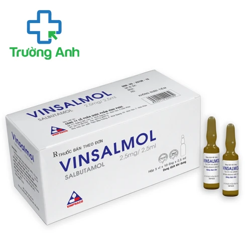 Vinsalmol 2,5mg/2,5ml -Thuốc điều trị hen suyễn, co thắt phế quản
