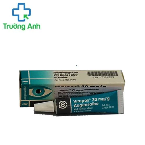 Virupos 30mg/g - Thuốc tra mỡ mắt hiệu quả của Đức
