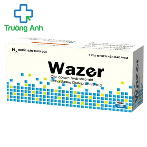 Wazer 20mg - Thuốc điều trị giai đoạn trầm cảm nặng hiệu quả