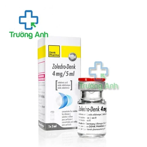 Zoledro-Denk 4mg/5ml Siegfried - Điều trị tăng calci máu